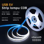 Promo USB 5V COB cocok untuk dekorasi ruangan strip lampu Led USB 5V 3000K/4000K/6000K Saklar ...