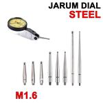 Promo Jarum Dial M1.6 Steel Probe Indicator Gauge Test Ulir M 1.6 ...