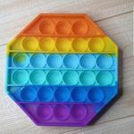 Jual READY mainan push bubble fidget pop it fidget toy popit rainbow ...