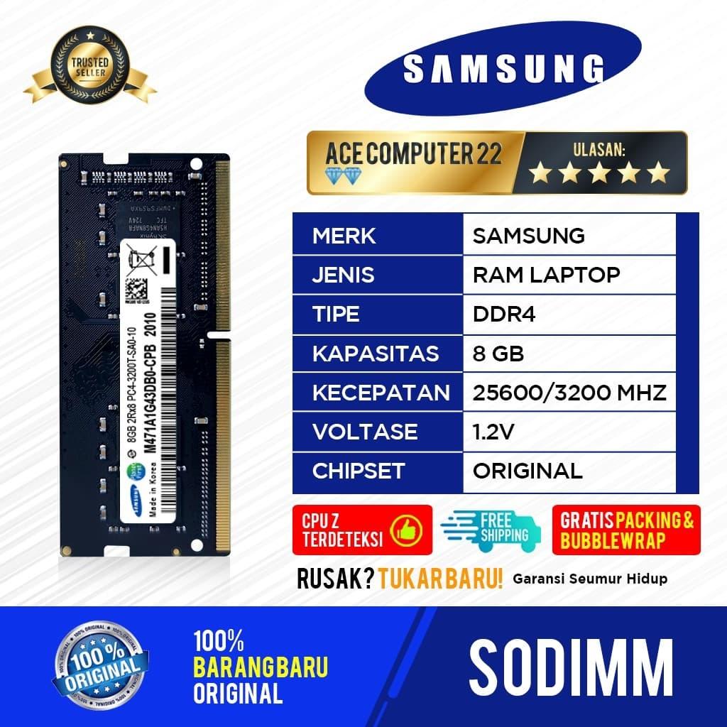 ファッションデザイナー SAMSUNG ORIGINAL サムスン 純正 PC4-25600 DDR4-3200 4GB 512Mx16 ノートPC用 メモリ 260pin ...