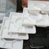 Review Tray Mika plastik Putih untuk Dus Nasi Box uk 20x20cm. - Putih ...