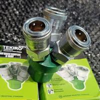 Review Tekiro Quick Coupler 3 Way - Kopler Angin Kompresor Cabang 3 ...