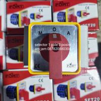 Review selector switch 3 posisi MOA FORT 1 POLE | Tokopedia