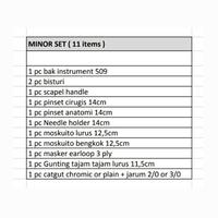 Jual Minor Set Murah - Harga Terbaru November 2022