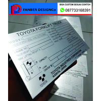 Jual Name Plate Terbaik - Harga Murah Maret 2025 & Cicil 0%