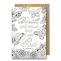 Review DIY Coloring Card Kartu Rohani Ayat Alkitab Bible Verse Terharu ...