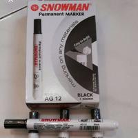 Jual Spidol Snowman Permanent Ag 12 Terlengkap - Harga Grosir & Murah ...