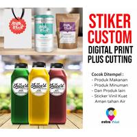 Review Print Sticker Vinyl A3 Potong Bentuk / Sticker Label / sticker ...