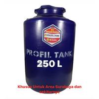 Review Tangki Air Tandon Toren Profil Tank TDA - 250L / 250 Liter Biru ...