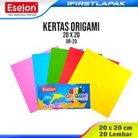 Review Kertas Lipas Origami 2 Sisi Warna Eselon 20 x 20 Kertas Origami ...