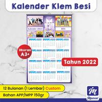 Review Cetak Kalender Dinding 2022 Custom Foto Bahan Ivory 260 1 Tahun ...