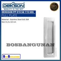Review Handle Pintu Geser DEKKSON PP 015 SQ 115 mm SSS / Pull Plate ...