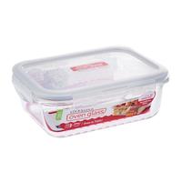 Review LocknLock Oven Glass Special Container Rectangular 1L | Tokopedia