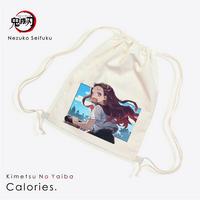 Review String bag Anime Demon slayer Nezuko Tanjiro Zenitsu giyu ...