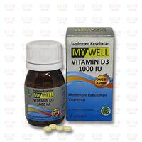 Jual My Well Vitamin D3 1000 Iu Murah - Harga Terbaru Juni 2024