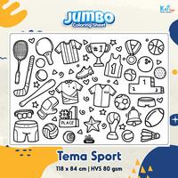 Review Jumbo Coloring Sheet / Kertas Mewarnai Jumbo / Giant Poster ...