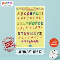 Review Poster Edukasi Anak Posbel Belajar Abjad Huruf Alphabet - 17 ...