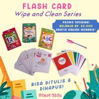 Review Flash Card Wipe n Clean Alfabet Huruf Angka Matematika Flashcard ...