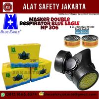 Review MASKER Respirator Blue Eagle NP 306 Double Cartridge + RC 203 ...