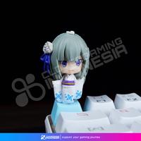 Review Keycaps Re:Zero Ram Rem Emilia - Re Zero Mechanical Keyboard ...