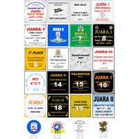 Jual Label Piala Terlengkap - Harga Murah & Grosir Juni 2024