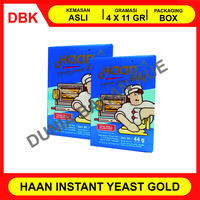 Review RAGI HAAN GOLD INSTANT YEAST BOX 4 SACHET X 11 GR | Tokopedia