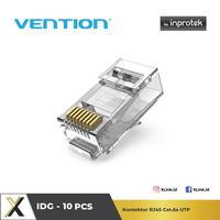 Review Vention Konektor RJ45 Cat.6A UTP Modular Gigabit Jack Plug ...