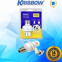 Review Fitting + Kabel Soket Socket Lampu SENSOR OTOMATIS KRISBOW ...