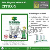 Jual Bata Ringan Citicon Terbaik - Harga Murah Maret 2024 & Cicil 0%