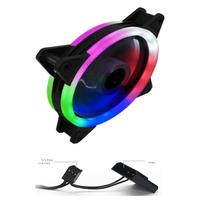 Review FAN CASING 12CM ICE BLUE DOUBLE RING COOLING FAN CASE - RGB ...