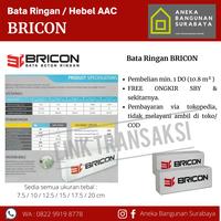 Jual Bata Ringan Bricon Terbaik - Harga Murah Juni 2024 & Cicil 0%