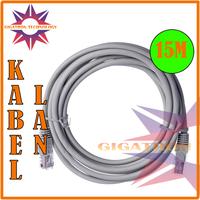 Review Kabel LAN UTP 15M RJ45 Cat 5e 15 Meter Cable konektor cat5e ...