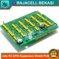 Review Uno R3 GPIO Expansion Shield PCB Prototype Shield Arduino Uno ...