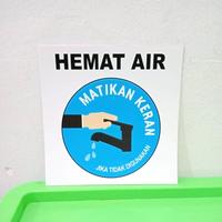 Review SIGN LABEL STICKER HEMAT AIR MATIKAN KERAN 15X15CM RAMBU K3 ...