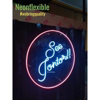 Review Neon sign / Neon flex / Neon Led . custom ukuran dan design ...
