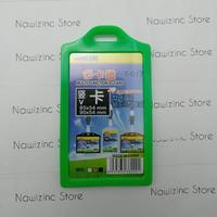 Review Tempat kartu id card karet ruber 2 kartu/casing id card 2 kartu ...