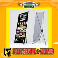 Review CETAK STAND BANNER/ XBANNER / PAKET SPANDUK+KAKI/ TIANG SPANDUK ...