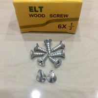 Review Skrup kayu 1/2 x 6 Sekrup kayu 1/2 x 6 Sekerup kayu 1/2"x6 baut ...