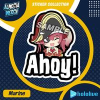 Review Sticker Houshou Marine / Stiker Hololive JP Marine Ahoy! | Tokopedia