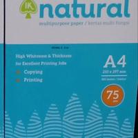 Jual Kertas A4 Natural Terlengkap - Harga Grosir & Murah Juni 2024