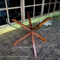 Jual Meja Makan Kaca Bulat Terbaik - Harga Murah April 2024 & Cicil 0%