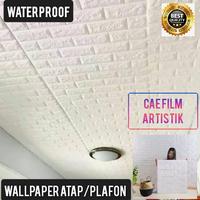 Review walpaper atap foam/wallpaper atap plafon/wallpaper dinding foam ...