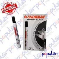 Jual Spidol Snowman Permanent Ag 12 Terlengkap - Harga Grosir & Murah ...