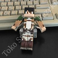 Review AOT Minecraft Attack On Titan Paper Craft Yaeger Papercraft ...