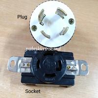 Review Plug Socket connector Trafo Generator std NEMA L14 30 4 kaki 30A ...