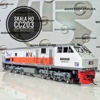Review Produk - Miniatur Lokomotif CC203 New Logo Bermesin DC Analog ...