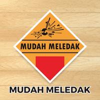 Review Sticker Label Simbol Limbah B3 Bahan Berbahaya dan Beracun 15 x ...