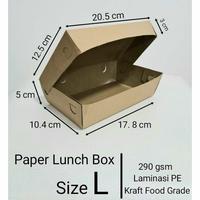 Jual Paper Lunch Box L Murah & Terbaik - Harga Terbaru April 2025