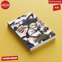 Review Pocket Note Anime Jujutsu Kaisen Gojo Softcover A6 Buku Tulis ...