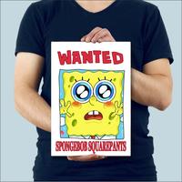 Review Poster Wanted Spongebob Squarepants Terlengkap - Poster ...